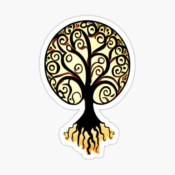 "Tree of Life" Sticker for Sale by jamastar | Redbubble