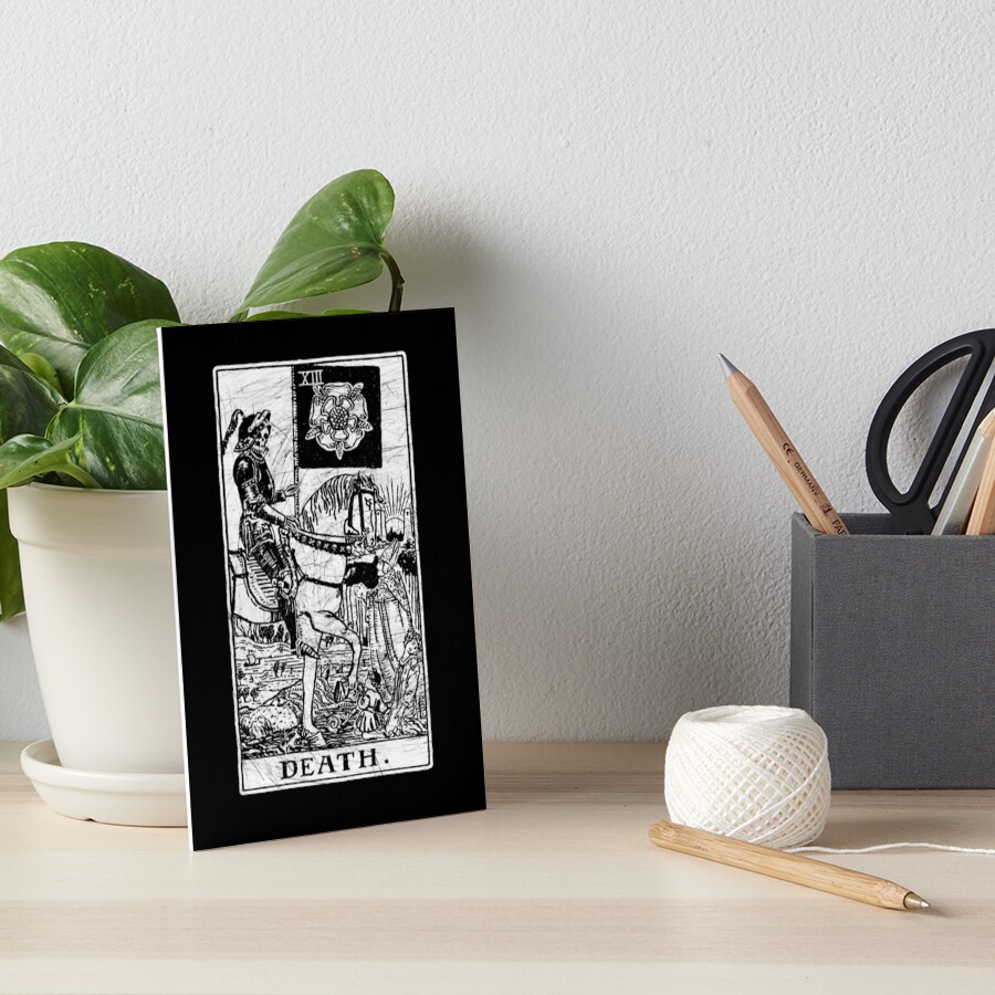 "Death Tarot Card - Major Arcana - fortune telling - occult" Art Board ...
