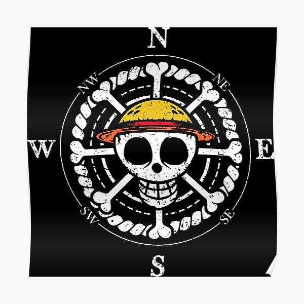 "One piece compass" Poster for Sale by SzTundi | Redbubble