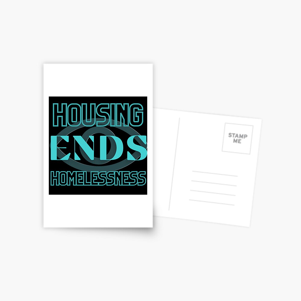 "Housing Ends Homelessness" Sticker for Sale by Chestosterone | Redbubble