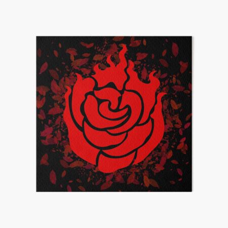 Lámina rígida «Ruby Rose (RWBY) Emblema/Símbolo» de AleviahWolfe ...