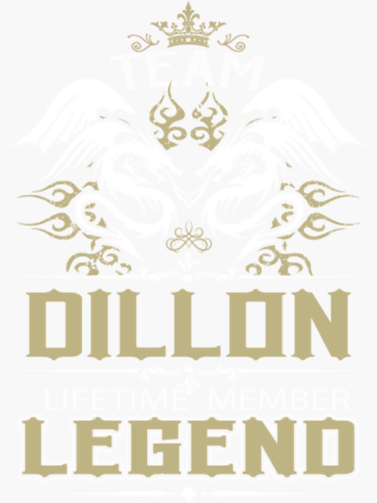 "Dillon Name" Sticker for Sale by AlfredaHayes | Redbubble