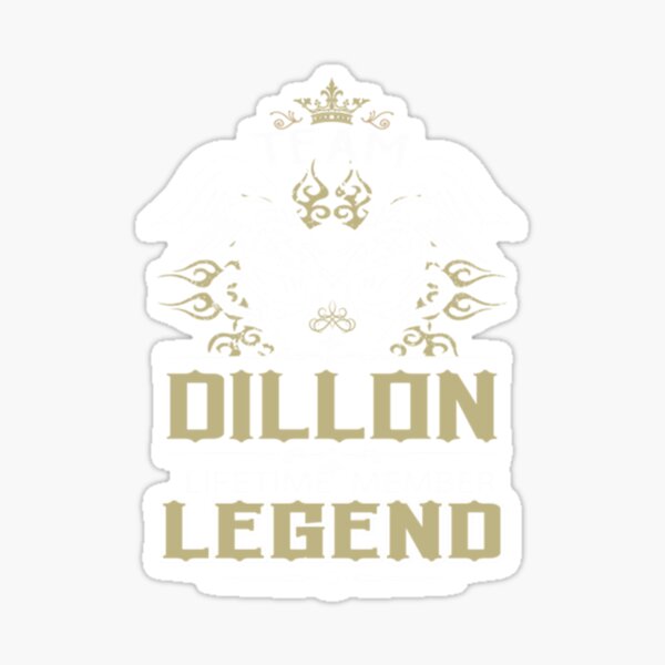 "Dillon Name" Sticker for Sale by AlfredaHayes | Redbubble