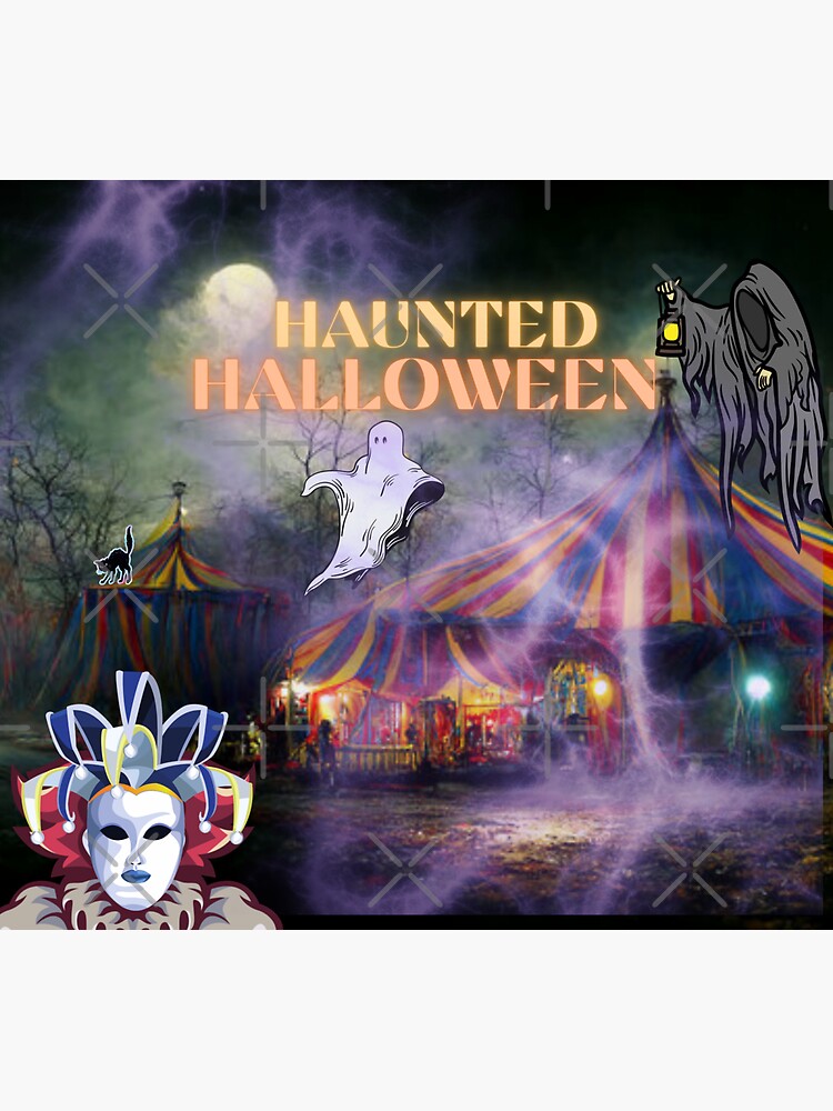 "Haunted Halloween The Infernal Circus" Sticker for Sale by ...