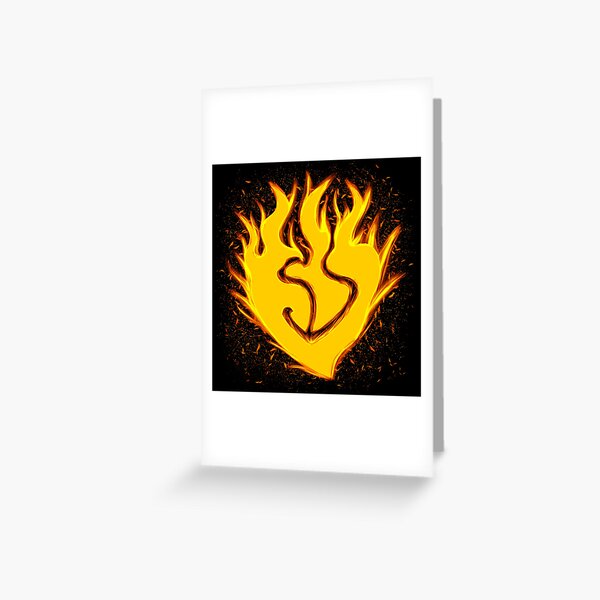 "Yang Xiao Long (RWBY) Emblem/Symbol" Greeting Card for Sale by ...