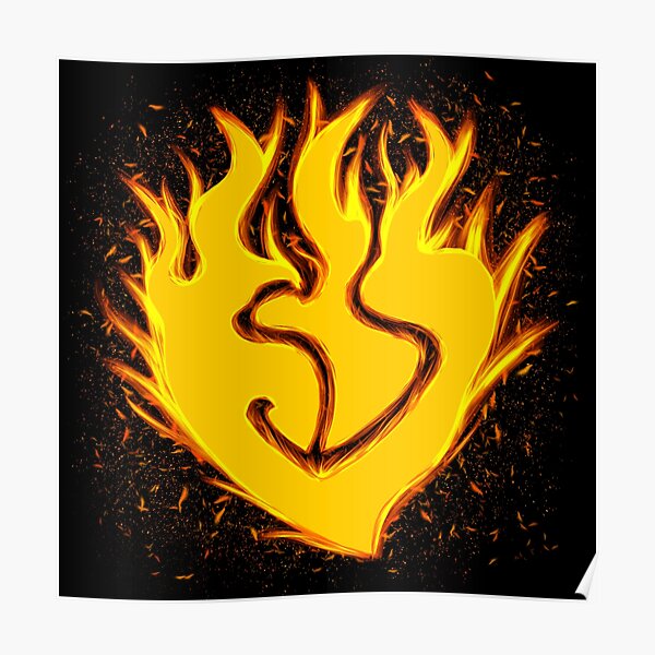 "Yang Xiao Long (RWBY) Emblem/Symbol" Poster for Sale by AleviahWolfe ...