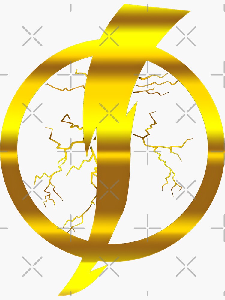 "Static Shock Logo 1" Sticker for Sale by geekyot | Redbubble