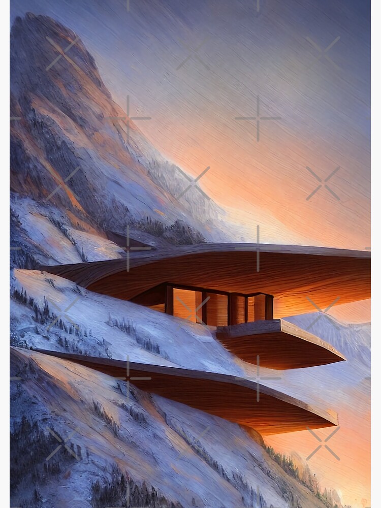 "A hanging home for mountain lovers on top of a mountain, Sunrise ...