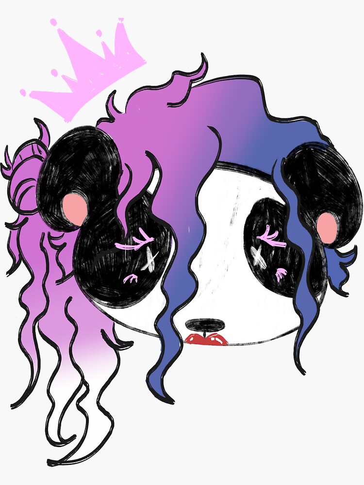 "Drag pride panda (2022 style update)" Sticker for Sale by ThatsAnders ...
