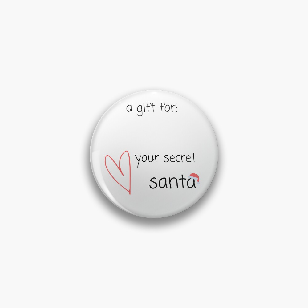 "Secret Santa Gift Label" Sticker for Sale by lifeofcalyn | Redbubble