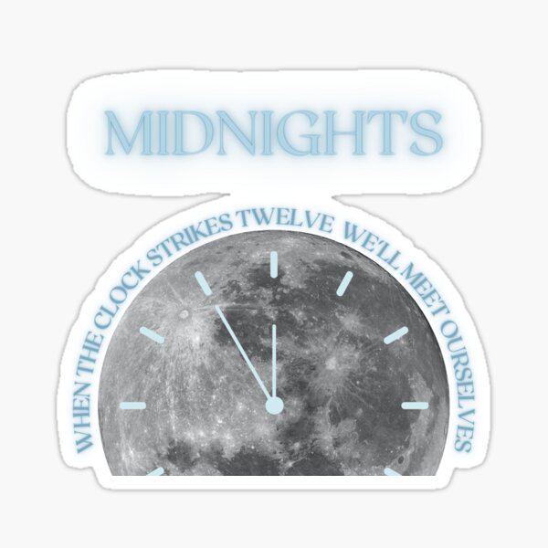 "midnights" Sticker for Sale by cottagecorococo | Redbubble