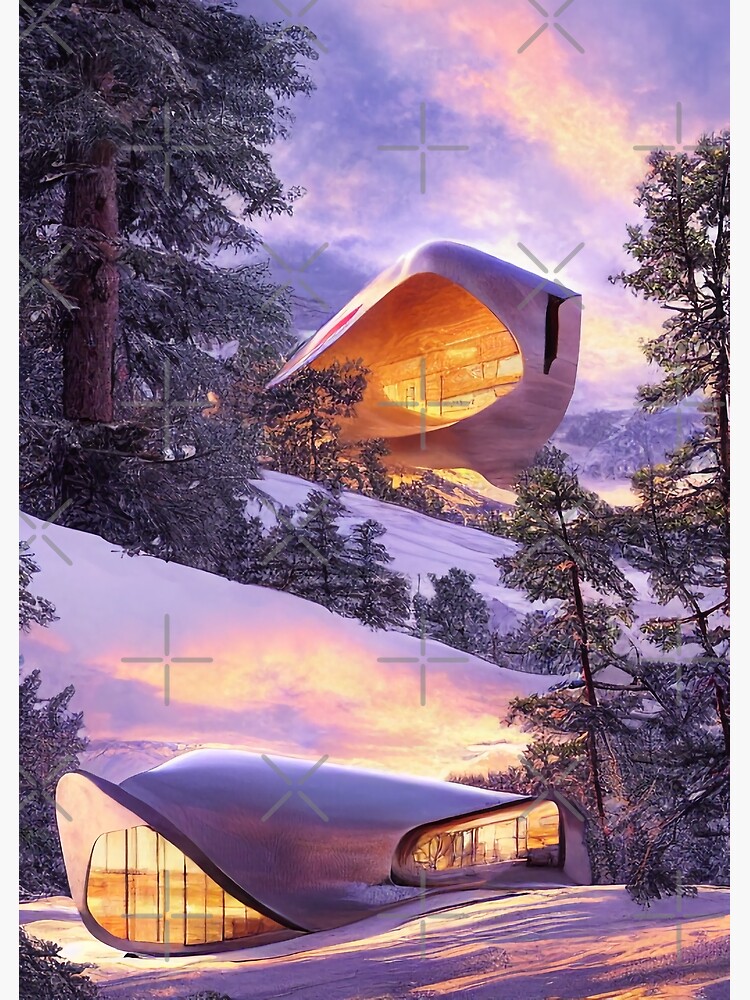 "Sunrise, mountain, landscape, Abstract, Architecture, a hanging home ...