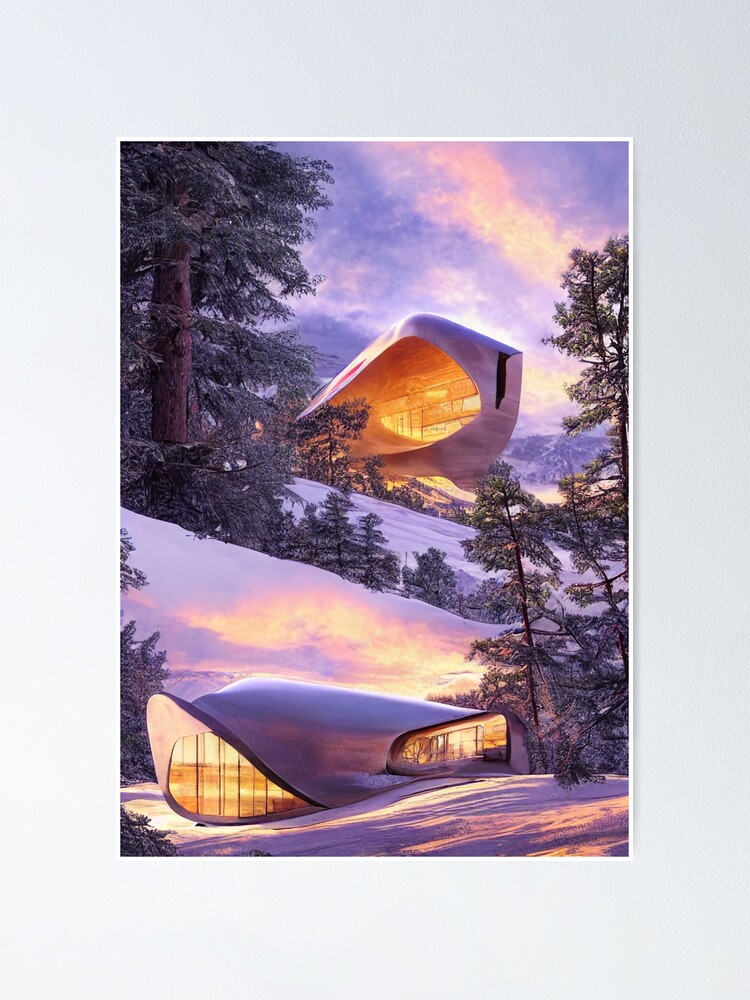 "Sunrise, mountain, landscape, Abstract, Architecture, a hanging home ...