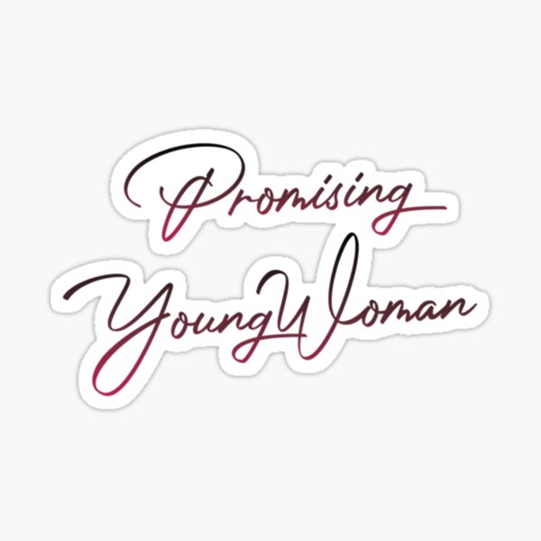 "Copie de Promising young woman" Sticker for Sale by MelodyApparelSt ...