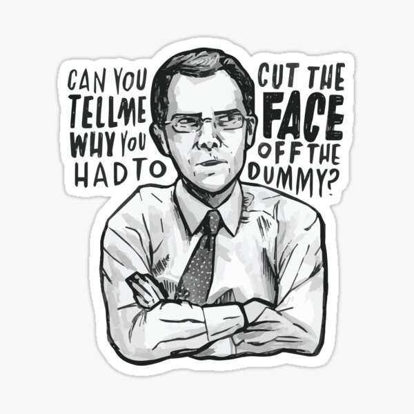 "David Wallace - The Office" Sticker for Sale by FunkeyMonkey9 | Redbubble