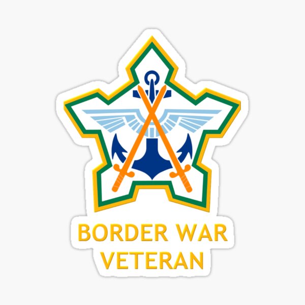"Border war veteran" Sticker for Sale by Hello-Green | Redbubble