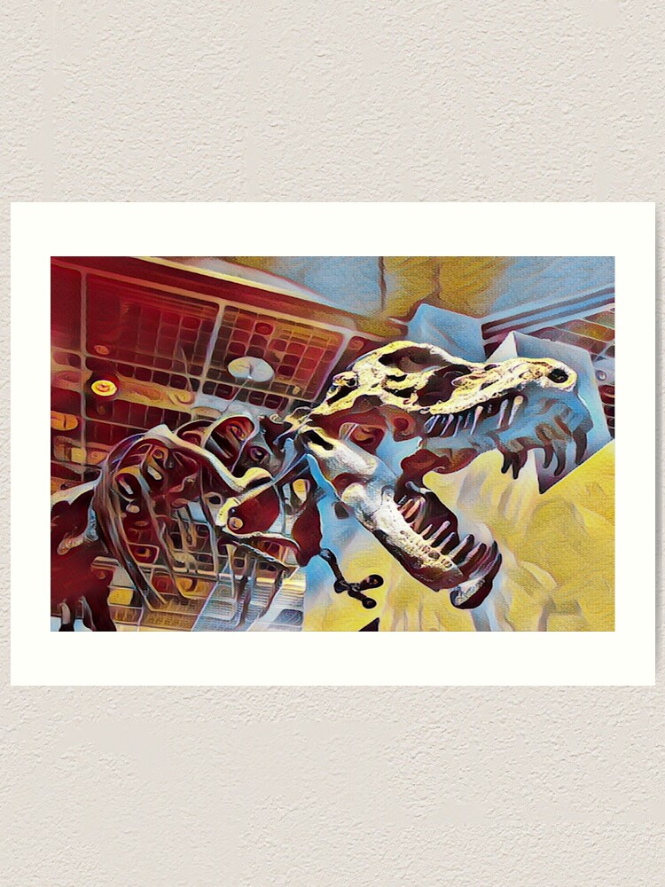 "Tyrannosaurus Rex - T-Rex - Colour Splash - Art from the Dinosaur ...