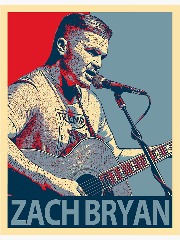 "zach bryan heading south" Sticker for Sale by JoshuaLindsley | Redbubble