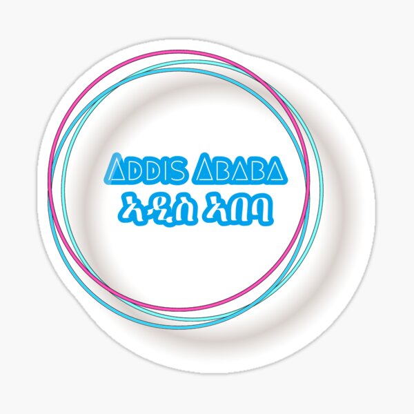 "Addis Ababa city, Ethiopia" Sticker for Sale by thenatureof | Redbubble