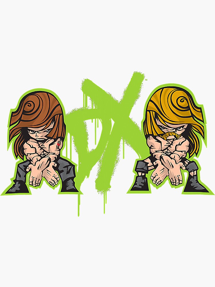 "WWE DX Illustrated Chop Graphic" Sticker for Sale by JoshuaLindsley ...