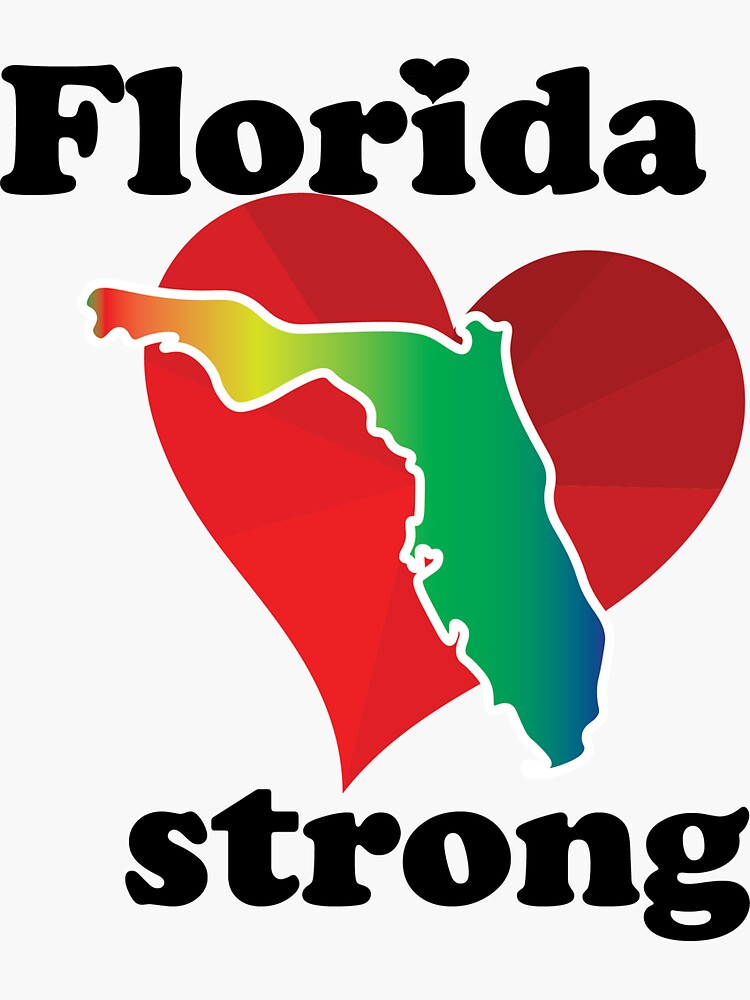"Copy of florida strong" Sticker for Sale by Tharaka26 | Redbubble