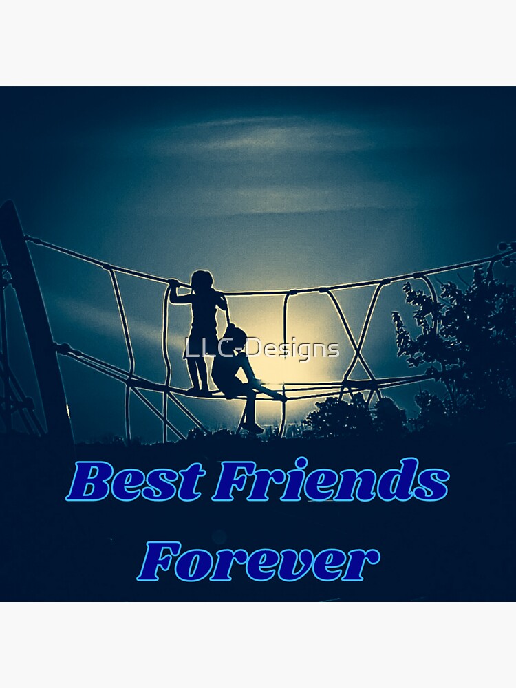 "BFF Best Friends Forever" Sticker for Sale by LLC-Designs | Redbubble