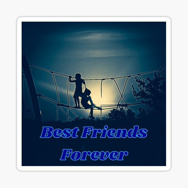 "BFF Best Friends Forever" Sticker for Sale by LLC-Designs | Redbubble