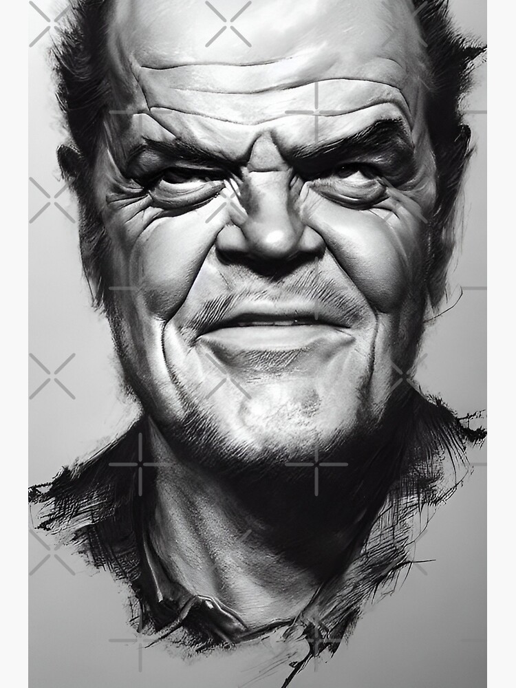 "Jack Nicholson pencil sketch" Art Print for Sale by bensclassicstuf ...