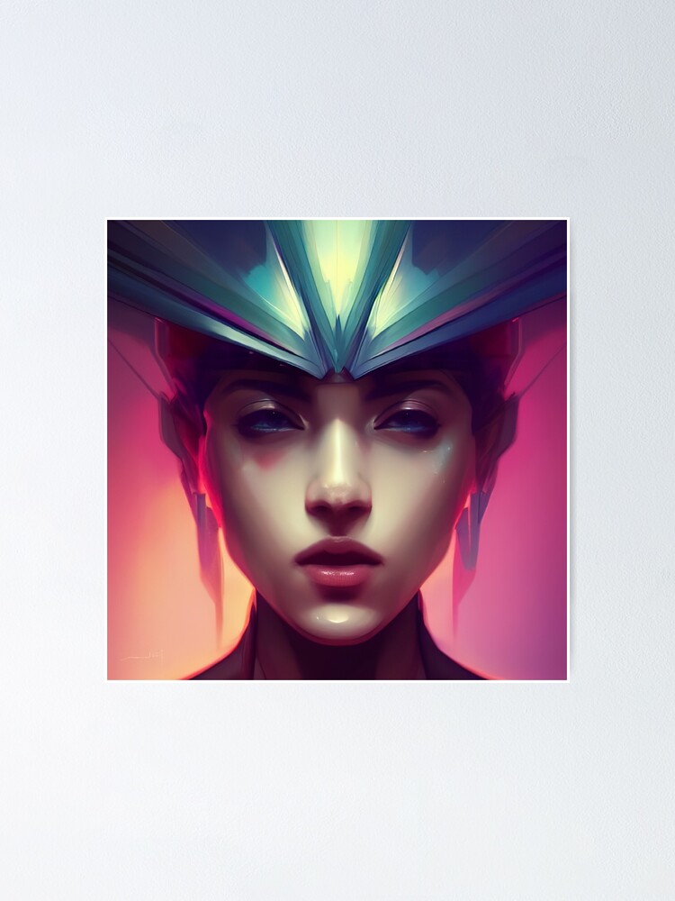 "AI Cyberpunk Humanoid Robot" Poster for Sale by TheAIShop | Redbubble