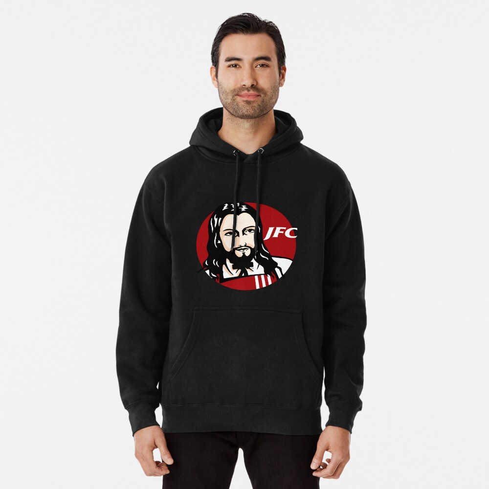 "JFC Jesus Fried Chicken " Poster for Sale by sarateradouse | Redbubble