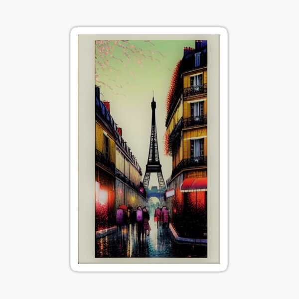 "Paris Vintage" Sticker for Sale by CoolDesign2000 | Redbubble