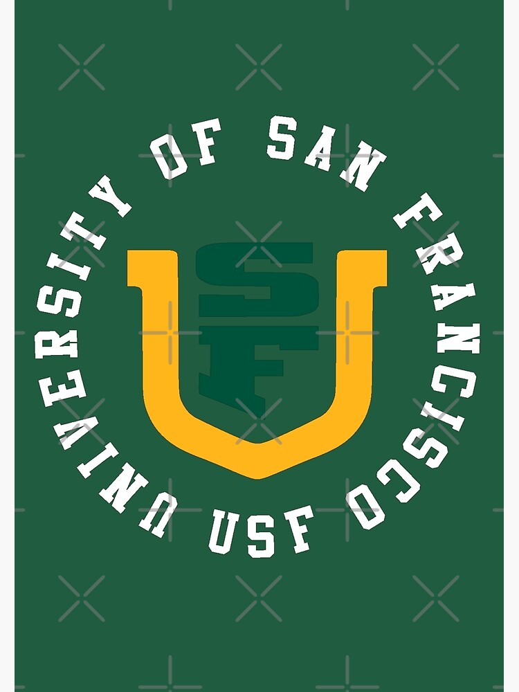 "University of San Francisco USF logo" Poster for Sale by MyUniversity ...