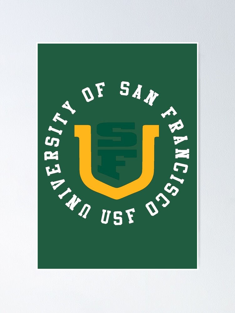 "University of San Francisco USF logo" Poster for Sale by MyUniversity ...