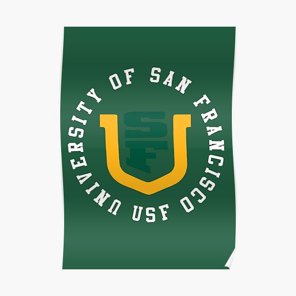 "University of San Francisco USF logo" Poster for Sale by MyUniversity ...