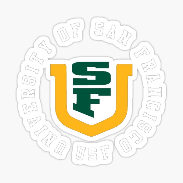 "University of San Francisco USF logo" Sticker for Sale by MyUniversity ...