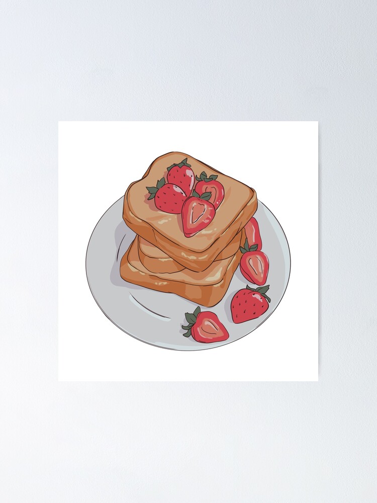 "kuromi strawberry- strawberry bread" Poster for Sale by Alizaa786 ...
