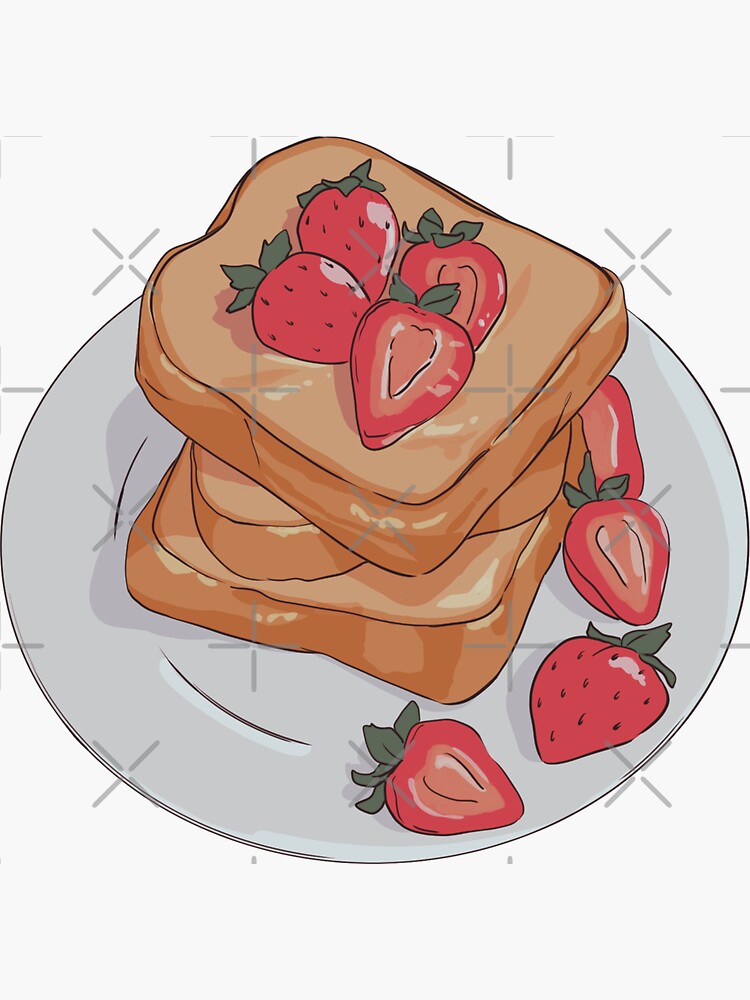"kuromi strawberry- strawberry bread" Sticker for Sale by Alizaa786 ...