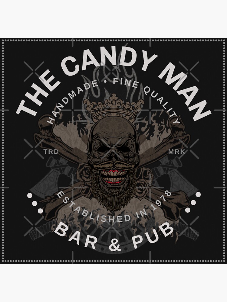 "Retro and cool Candy Man" Sticker for Sale by Vector8me | Redbubble