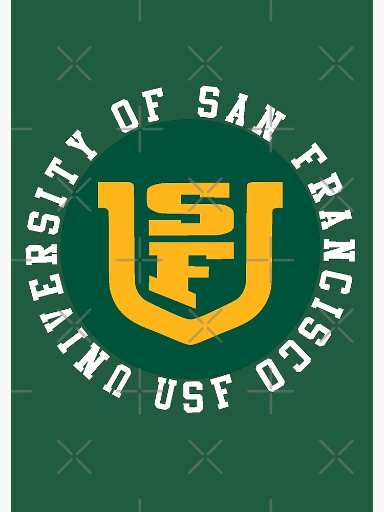 "University of San Francisco USF logo" Poster for Sale by MyUniversity ...