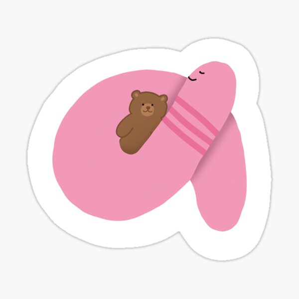 "Sleepy worm" Sticker for Sale by JuliaAlleman | Redbubble