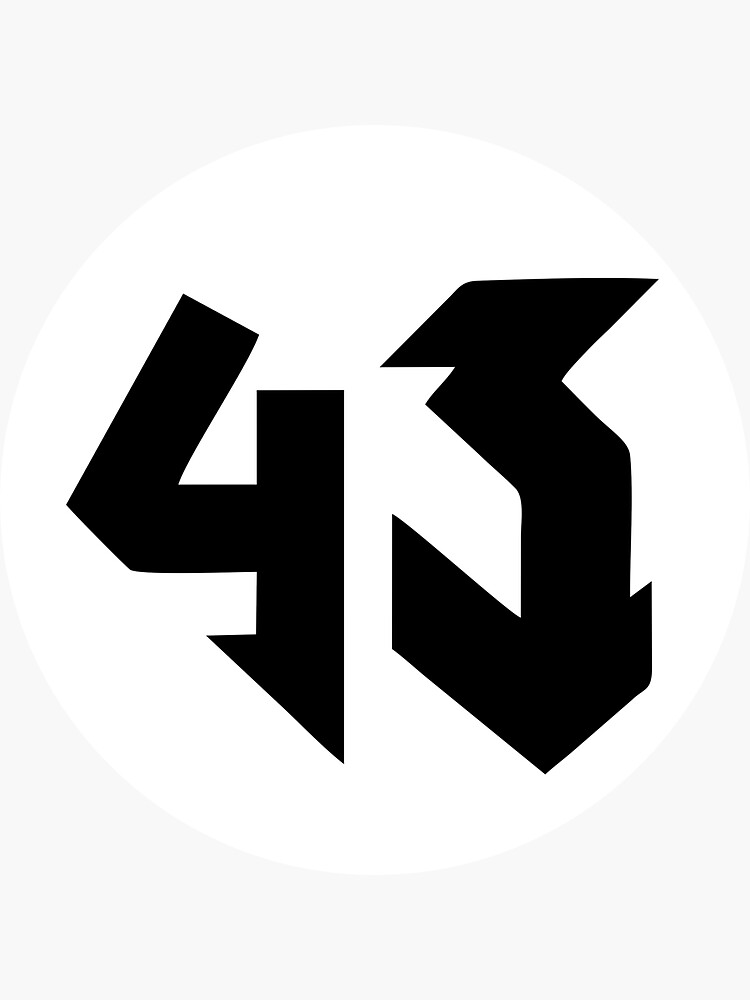 "Ken block 43 number" Sticker for Sale by mayasingularity | Redbubble