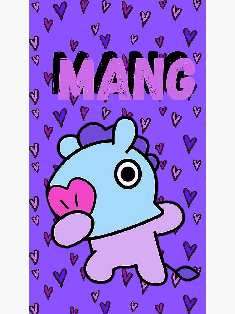 "BTS BT21 MANG LOVE" Photographic Print for Sale by BTSILGOB | Redbubble