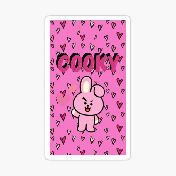 "BTS BT21 COOKY LOVE" Sticker for Sale by BTSILGOB | Redbubble