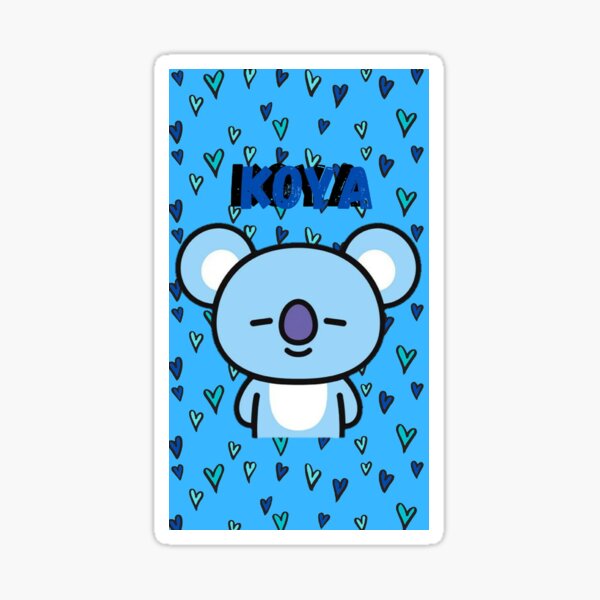 "BTS BT21 KOYA LOVE" Sticker for Sale by BTSILGOB | Redbubble