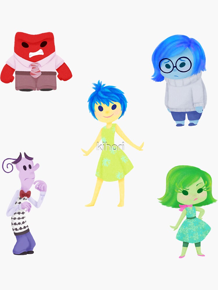 "Inside Out" Sticker for Sale by kihori | Redbubble