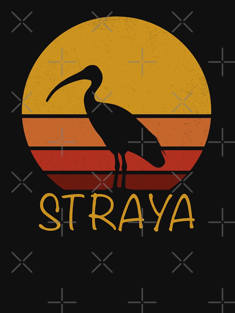 "Straya Retro Vintage Sunset Bin Chicken" T-shirt for Sale by ...