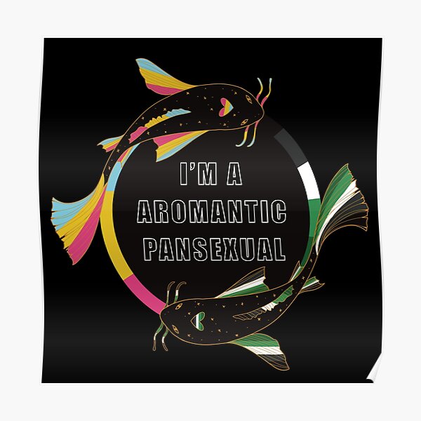 "Aromantic and Pansexual Koi Fish" Poster for Sale by Yourinnemagick ...