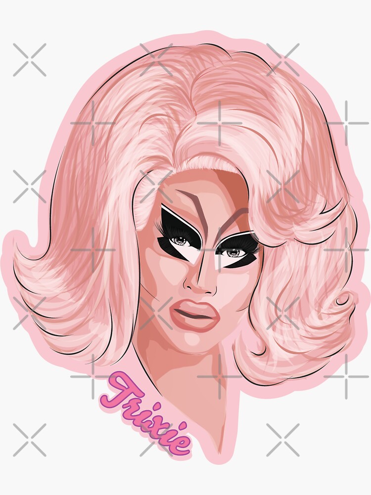 "Trixie Mattel" Sticker for Sale by fraserdraws | Redbubble