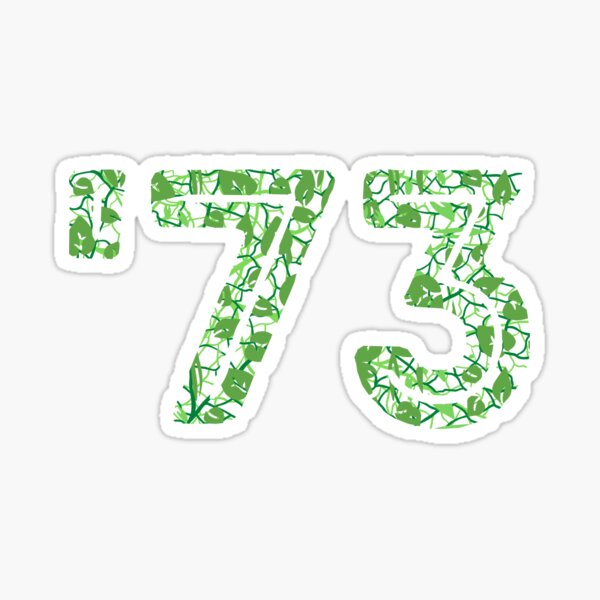 "Green '73" Sticker for Sale by Urbanksy | Redbubble