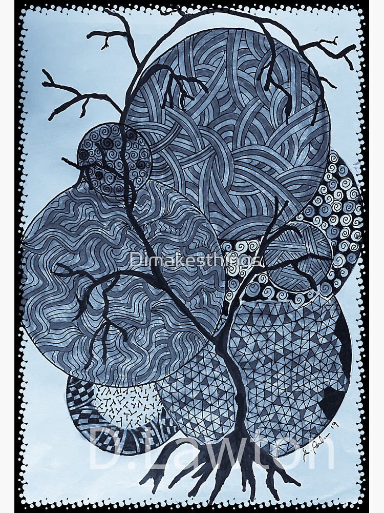 "Copy of Spindly Halloween tree " Sticker for Sale by Dimakesthings ...